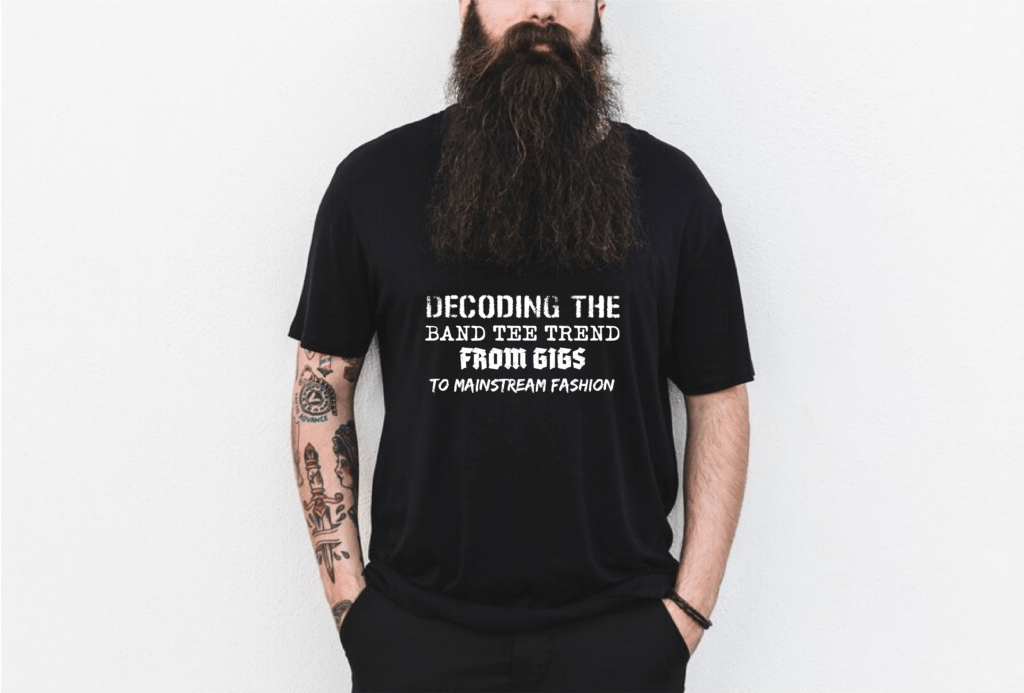 Decoding the Band Tee Trend: From Gigs to Mainstream Fashion - Merchr